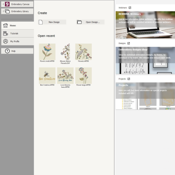 BERNINA Embroidery Software 9 DesignerPlus - Full Version - BERNINA